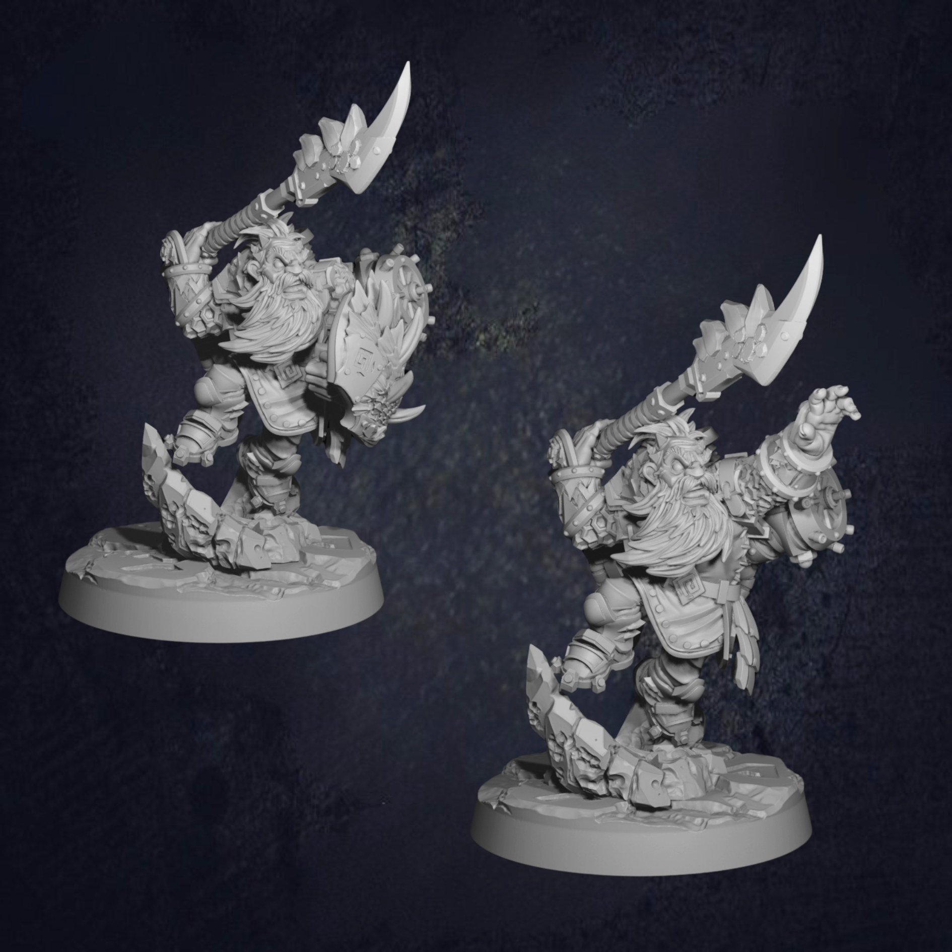 Dwarf Magma Admiral Miniature | Rugged Leader for RPG Campaigns – The ...