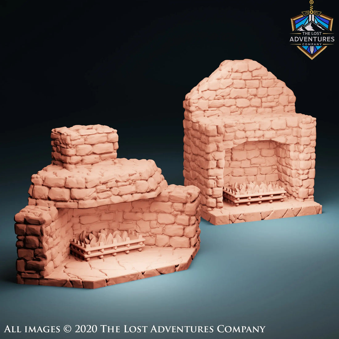 Fireplaces • DnD RPG 3D Printed Terrain – The Print Tavern