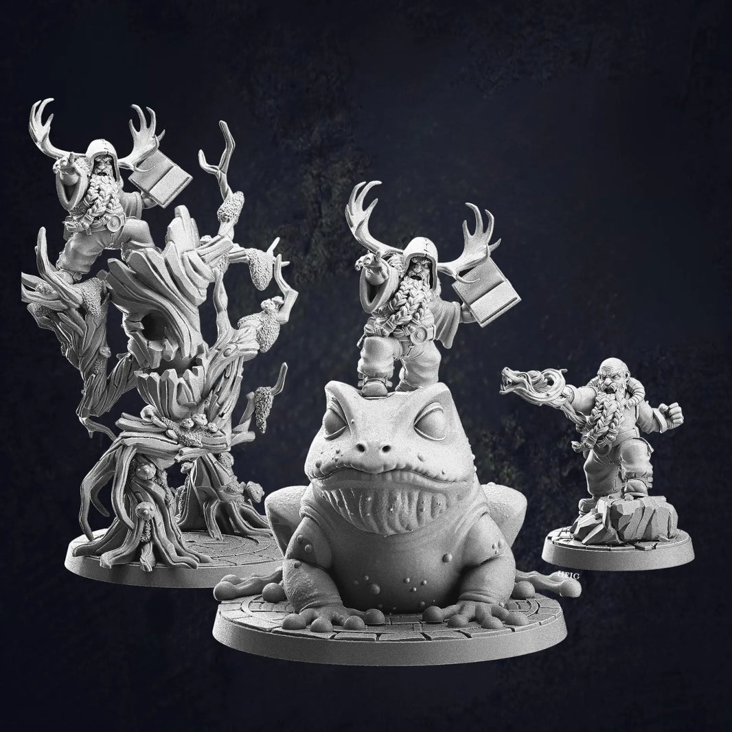Druid Miniatures | 3D Printed DnD Nature & Shapeshifter Minis – The ...