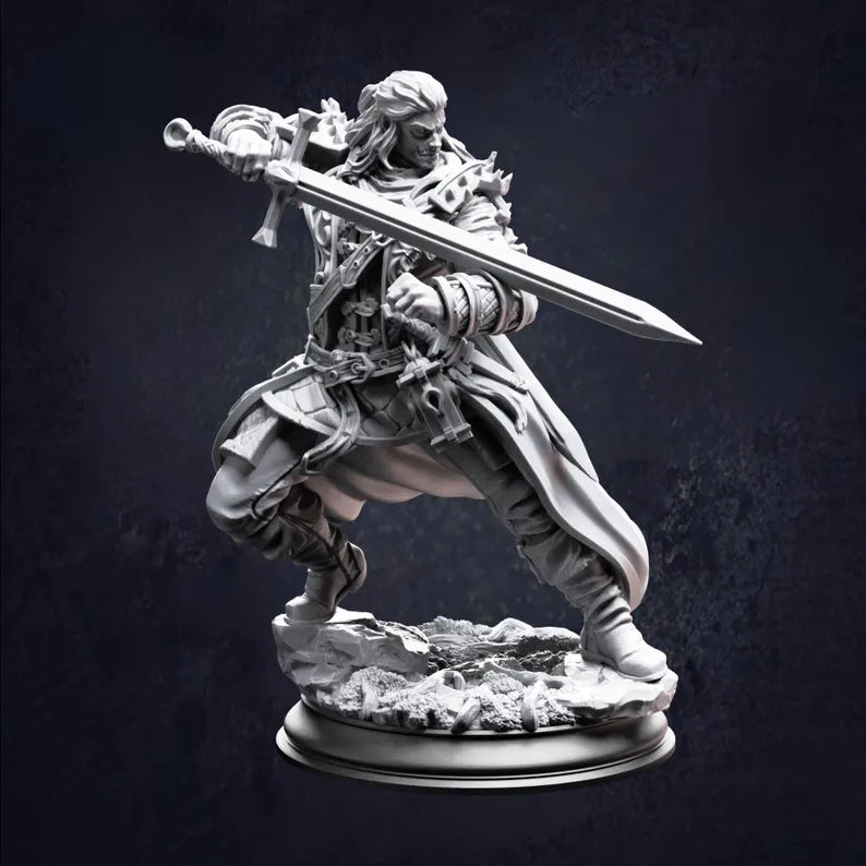Vampire Hunter Mortimer | RPG & DnD Miniature – The Print Tavern