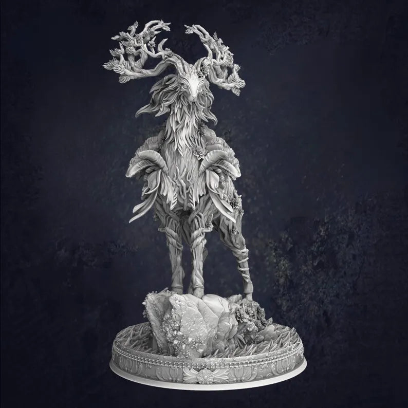 Fey Wood Spirit Stag Miniature | 3D Printed DnD & RPG Mini – The Print ...