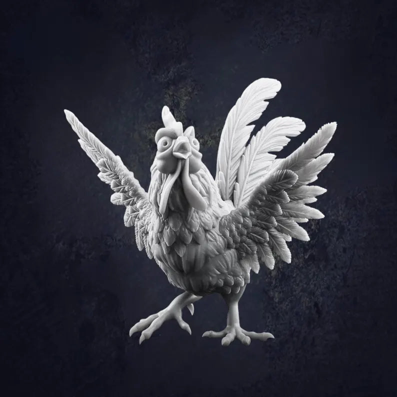 Rooster Miniature | Farm Animal NPC for D&D & Fantasy RPGs – The Print ...
