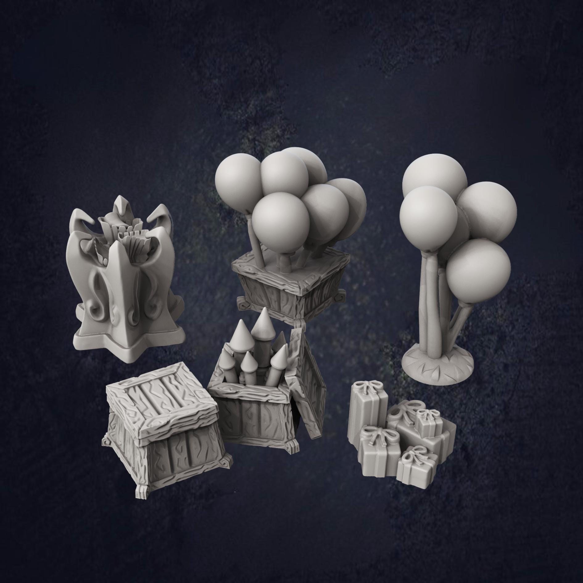 Carnival Scatter | RPG & DnD Miniature Terrain – The Print Tavern
